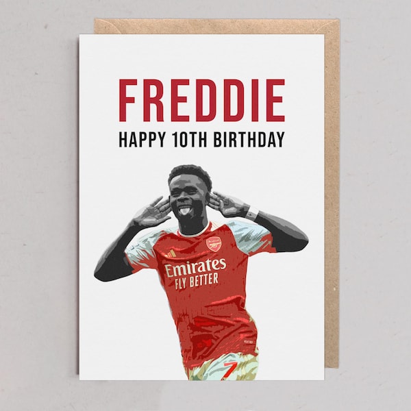 Arsenal Birthday Cards - Etsy UK