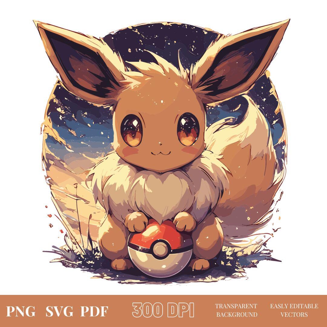 Eevee Clipart PNG 300 Dpi, Clipart Images, Graphics and Artwork, PNG ...