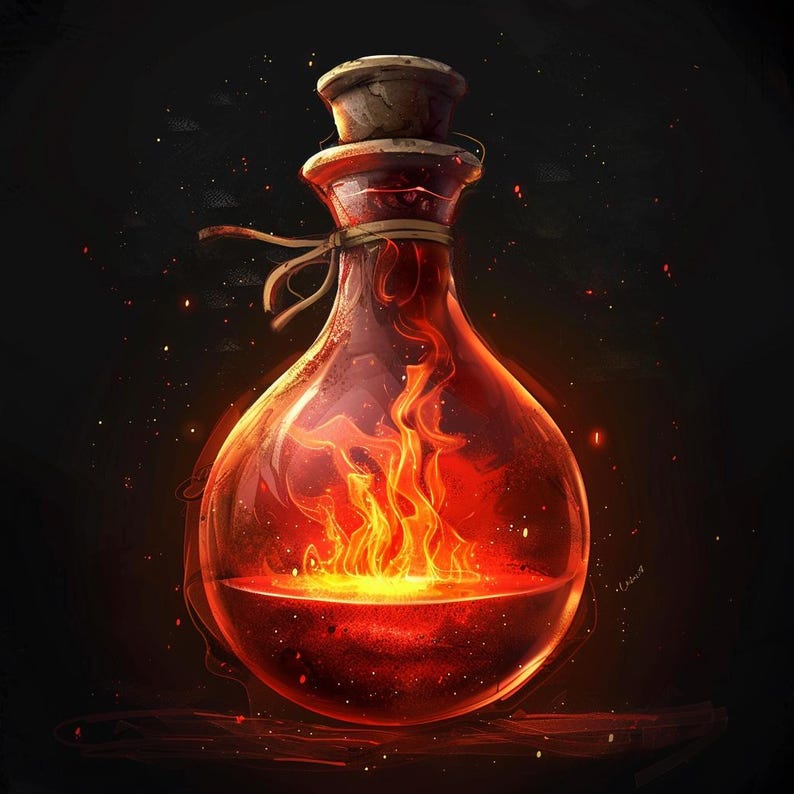 24 Magic Potion Clipart, Fantasy Art, Potion Clip Art, Magical Potion ...