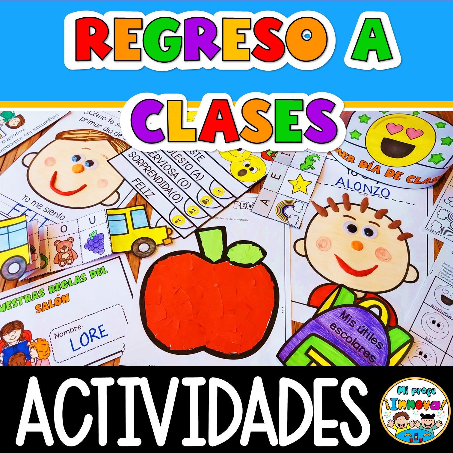 Regreso a Clases Actividades En Español First Week of School Activities ...
