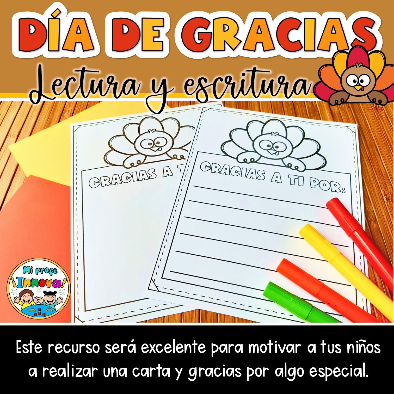 Spanish Thanksgiving Printable for Kids - Worksheets , Crafts , Math ...