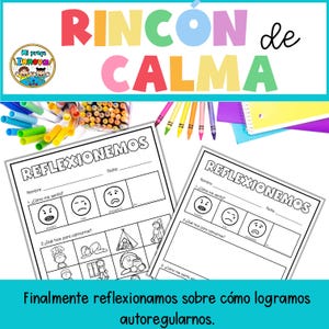 Kit Imprimible Rincon De La Calma - Emociones Y Estrategias - Spanish ...