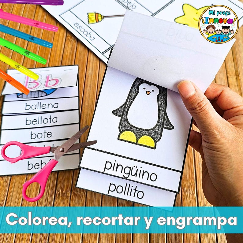 Beginning Sounds in Spanish – Alphabet Flipbooks - Preschool ...