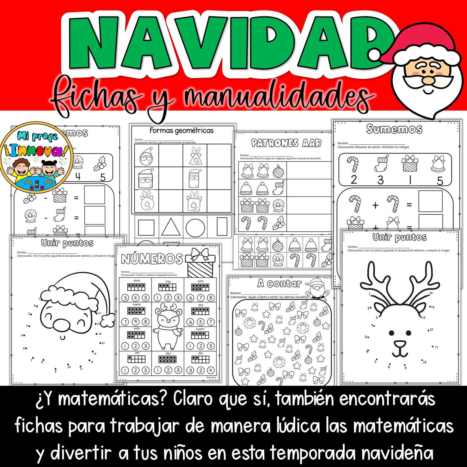 Christmas Activities in Spanish - Crafts, Coloring Pages & Worksheets ...