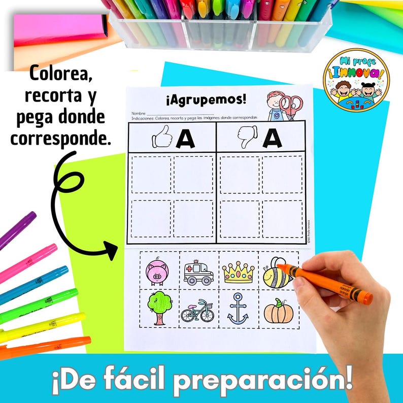 Spanish Alphabet & Beginning Sounds Worksheets for Preschool ...