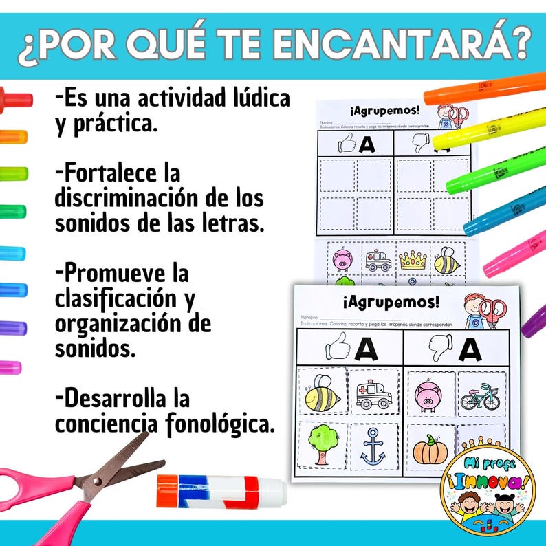 Spanish Alphabet & Beginning Sounds Worksheets for Preschool ...