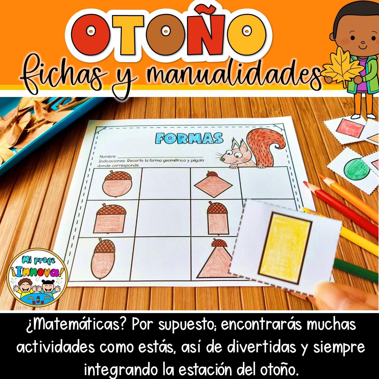 Actividades De Otoño - Lectoescritura , Matemáticas & Manualidades ...