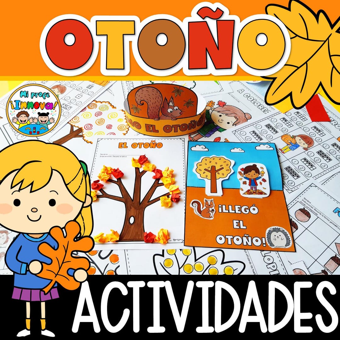 Actividades De Otoño - Lectoescritura , Matemáticas & Manualidades ...