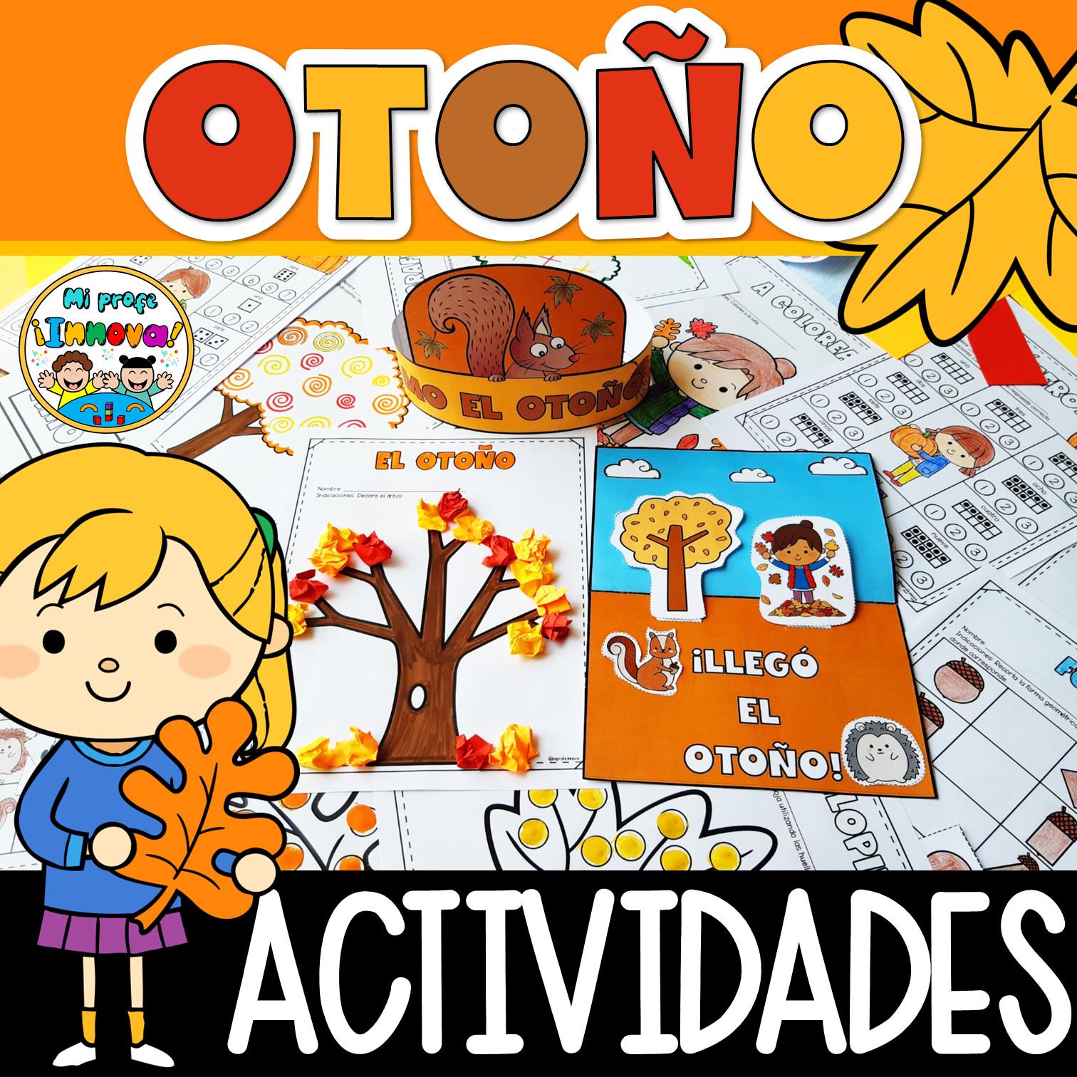 Actividades De Otoño - Lectoescritura , Matemáticas & Manualidades ...