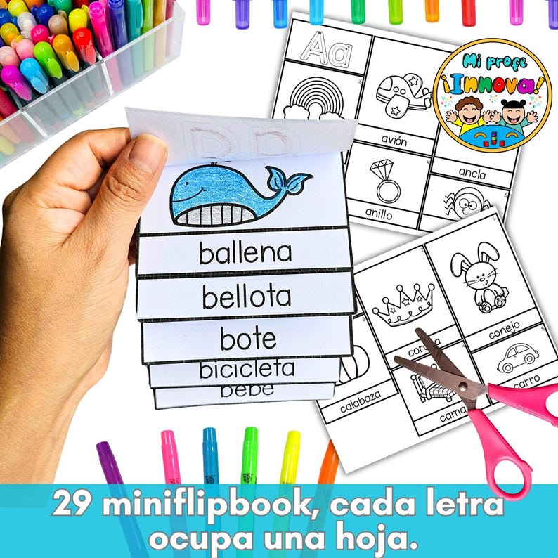 Beginning Sounds in Spanish – Alphabet Flipbooks - Preschool ...