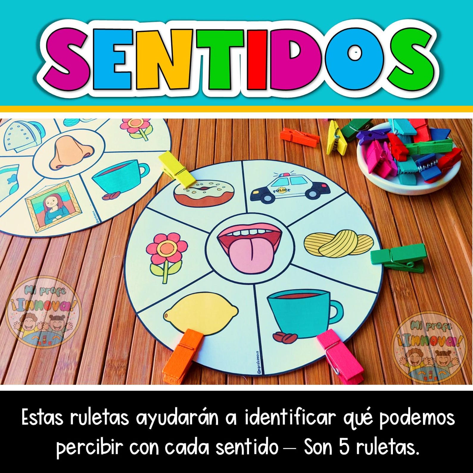 Spanish 5 Senses - Body Parts Activities - Worksheets, Cards, Printable ...