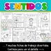 Spanish 5 Senses - Body Parts Activities - Worksheets, Cards, Printable ...
