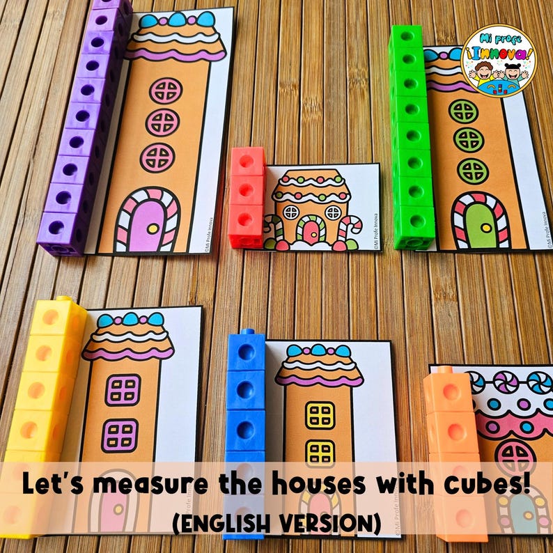 Christmas Gingerbread House Printables and Centers for Preschool ...