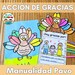 Thankful Turkey - Spanish Thanksgiving Crafts & Gratitude Activities ...