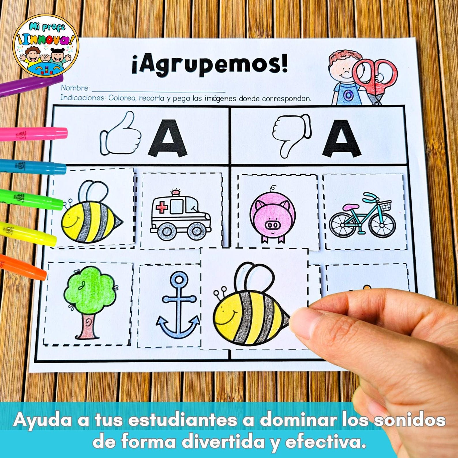 Spanish Alphabet & Beginning Sounds Worksheets for Preschool ...