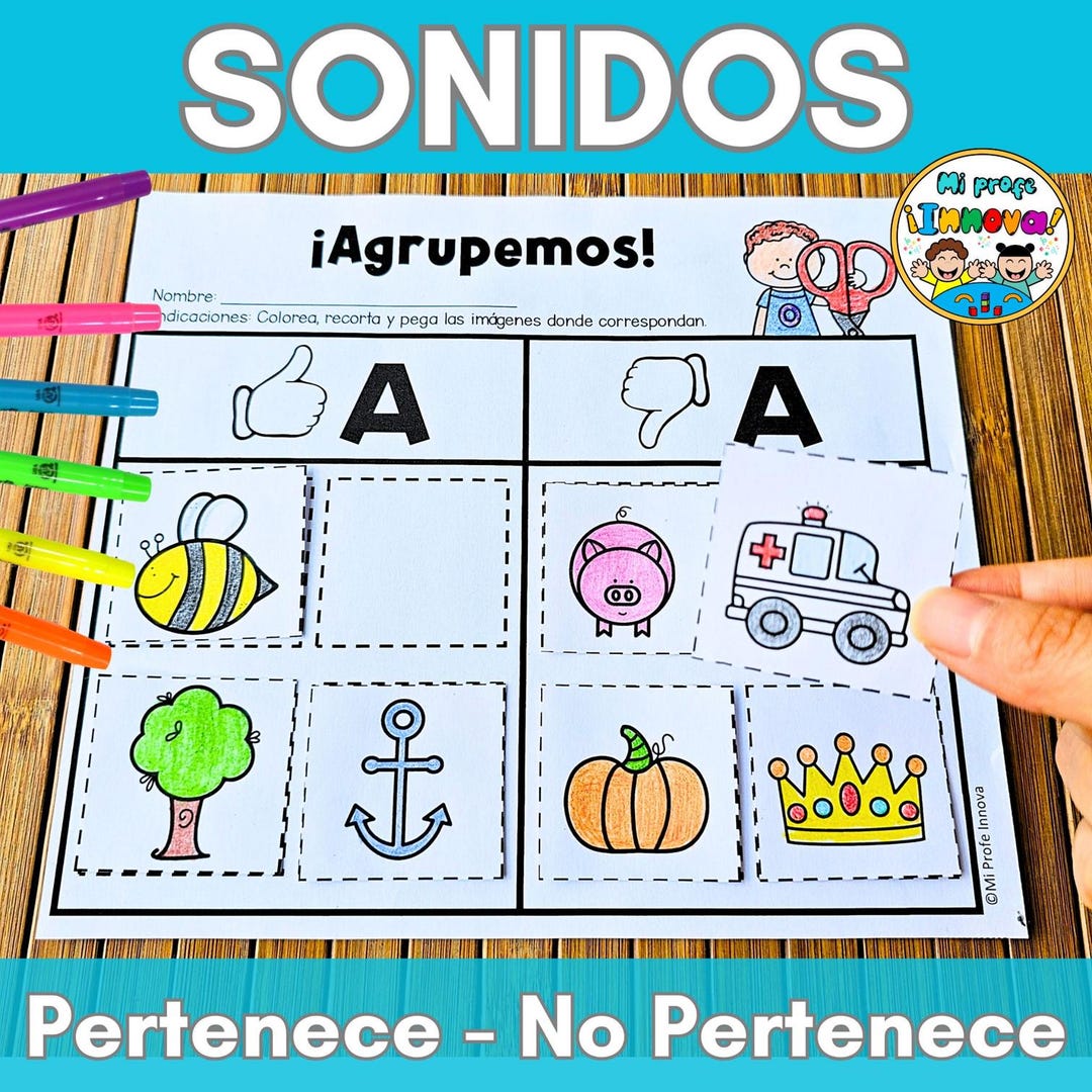 Spanish Alphabet & Beginning Sounds Worksheets for Preschool ...