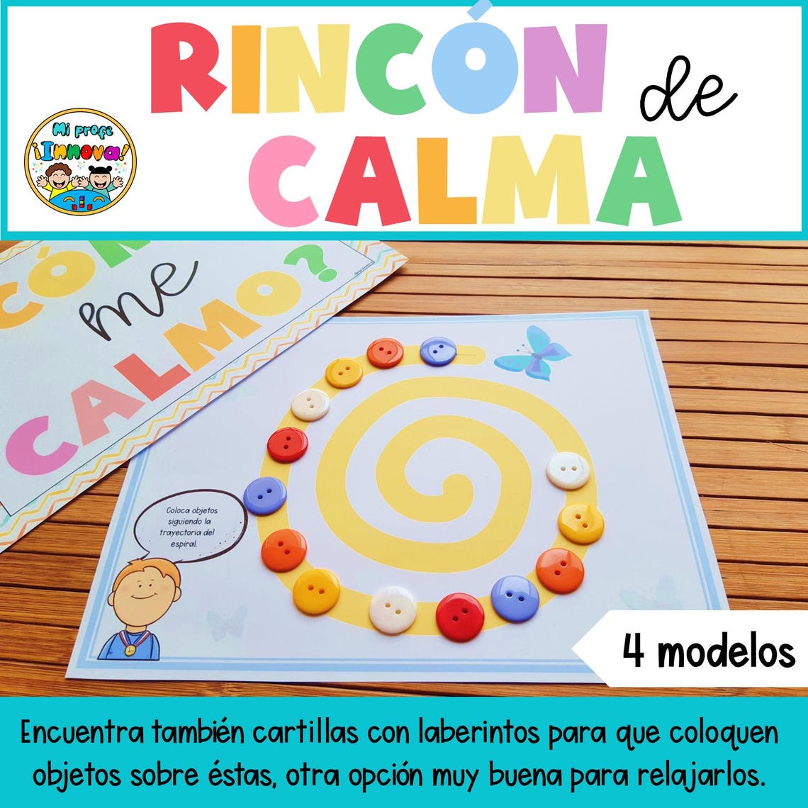 Kit Imprimible Rincon De La Calma - Emociones Y Estrategias - Spanish ...