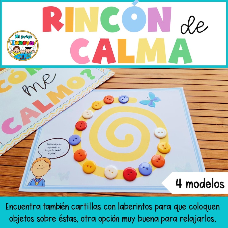 Kit Imprimible Rincon De La Calma - Emociones Y Estrategias - Spanish ...