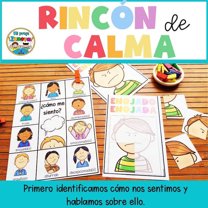 Kit Imprimible Rincon De La Calma - Emociones Y Estrategias - Spanish ...