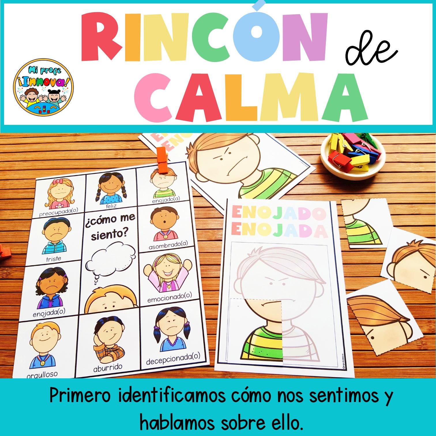 Kit Imprimible Rincon De La Calma - Emociones Y Estrategias - Spanish ...
