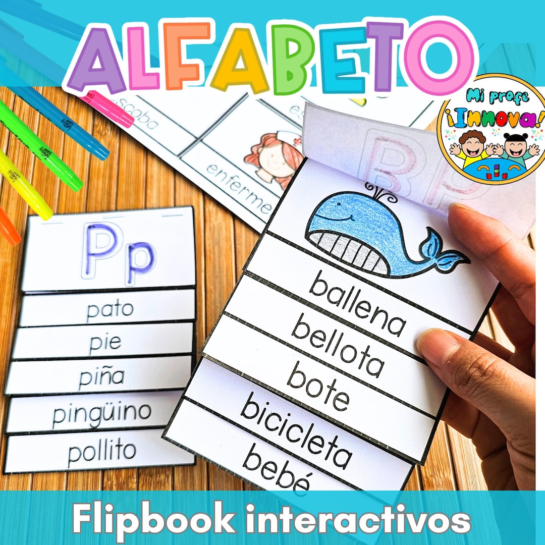 Beginning Sounds in Spanish – Alphabet Flipbooks - Preschool ...