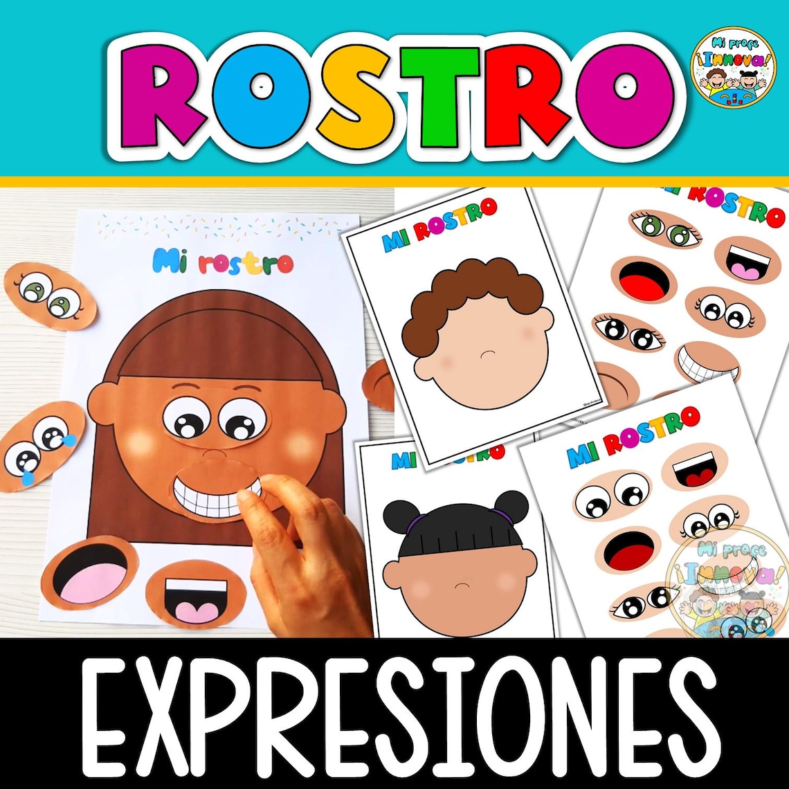 Emociones Y Expresiones Del Rostro - Feeling Activities in Spanish - Etsy