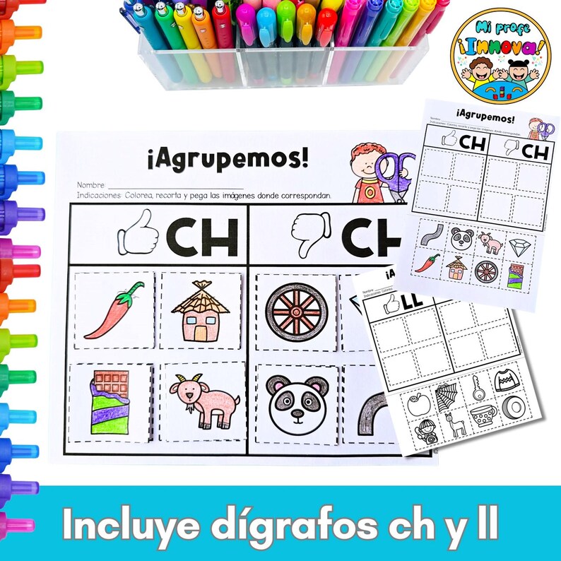 Spanish Alphabet & Beginning Sounds Worksheets for Preschool ...