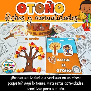 Actividades De Otoño - Lectoescritura , Matemáticas & Manualidades ...
