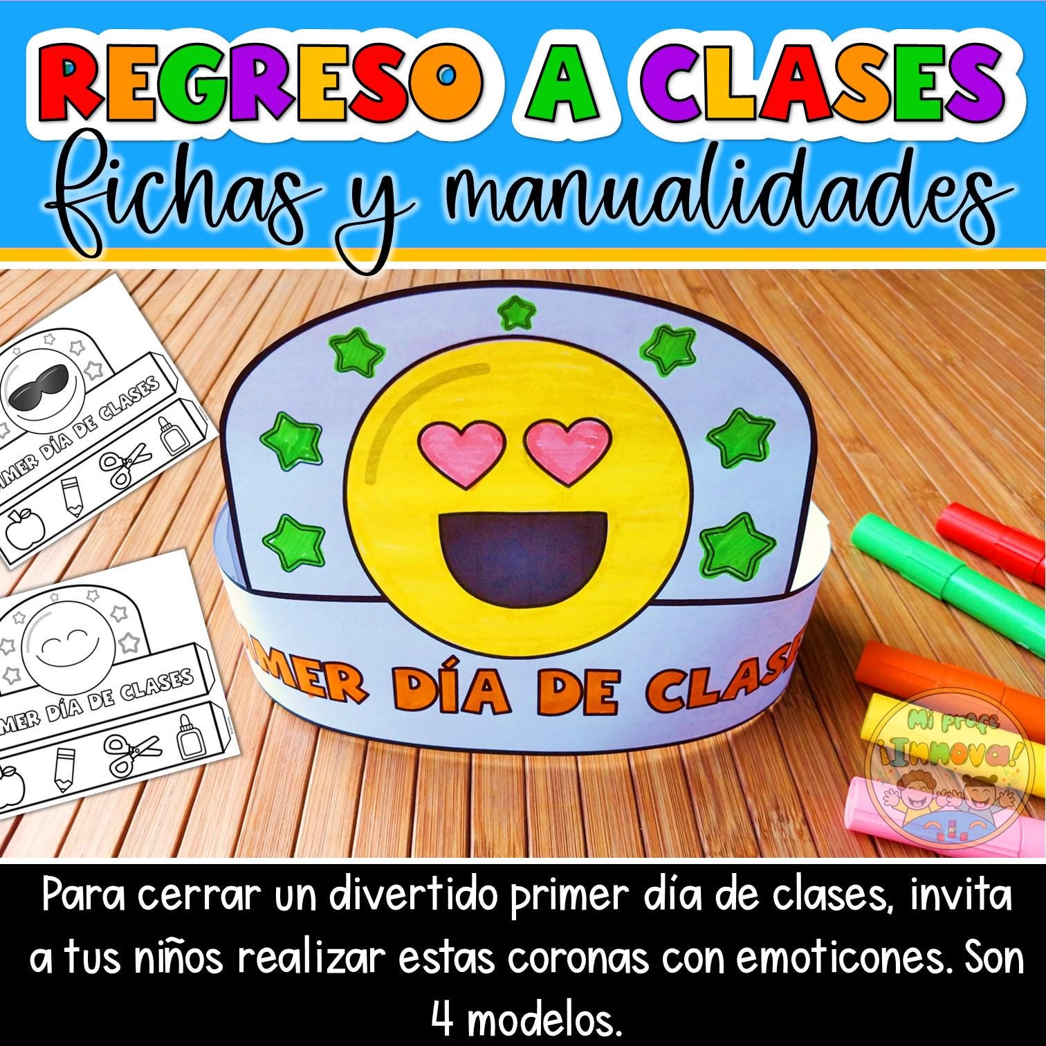 Regreso a Clases Actividades En Español First Week of School Activities ...