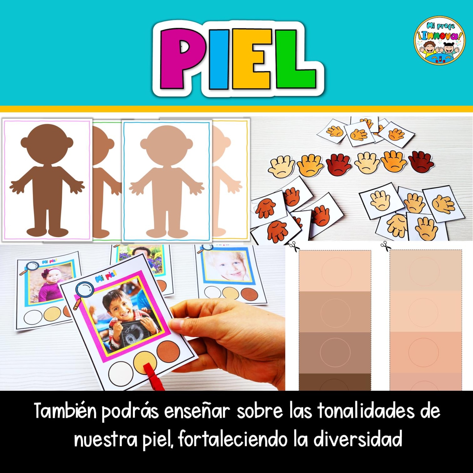 Partes Del Cuerpo - Spanish Body Parts Printable & Worksheets - Human ...