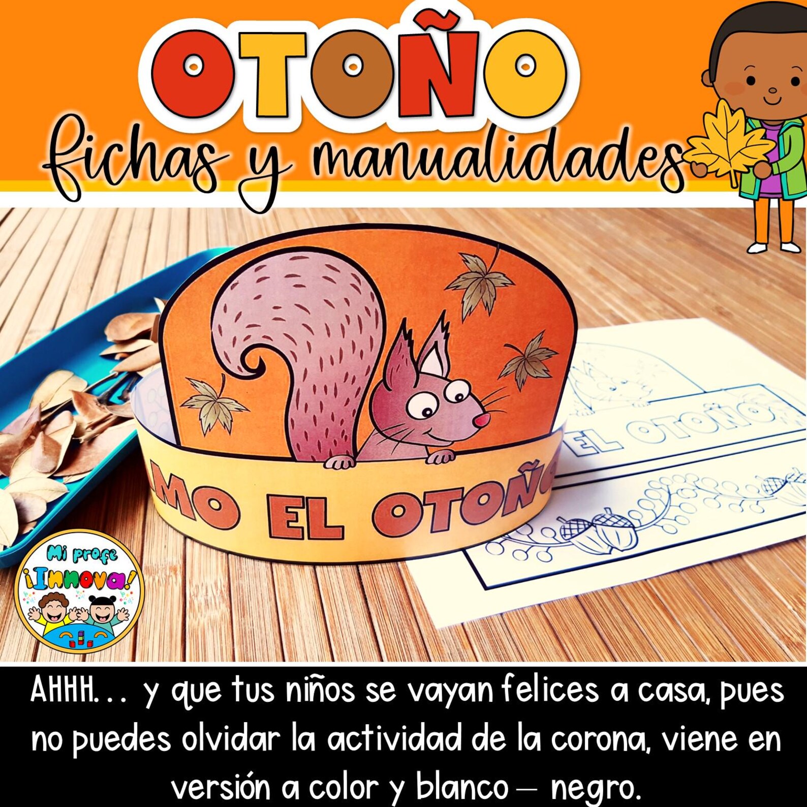 Actividades De Otoño - Lectoescritura , Matemáticas & Manualidades ...