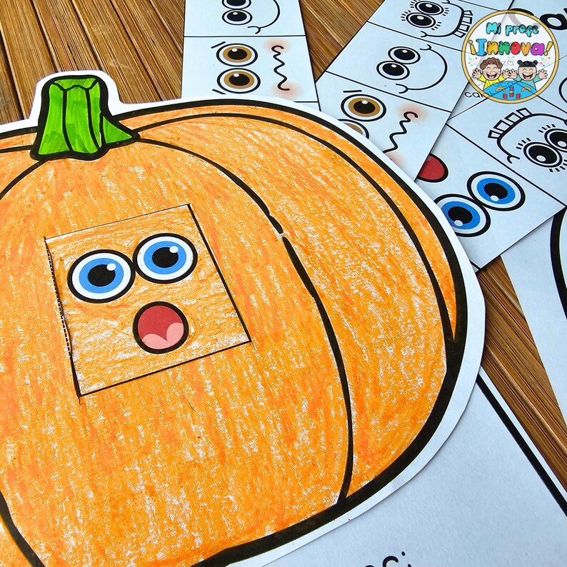 Calabazas - Spanish Pumpkin Craft for Kids - Emotions Activity ...