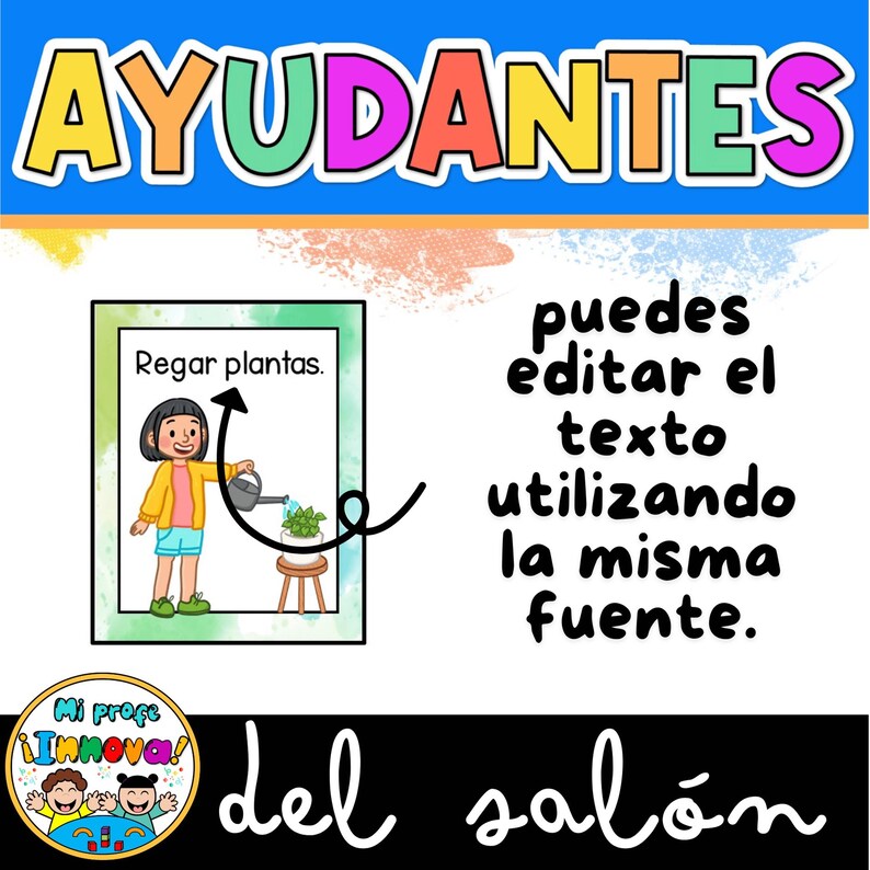 Editable Classroom Jobs Chart in Spanish – Classroom Helpers ...