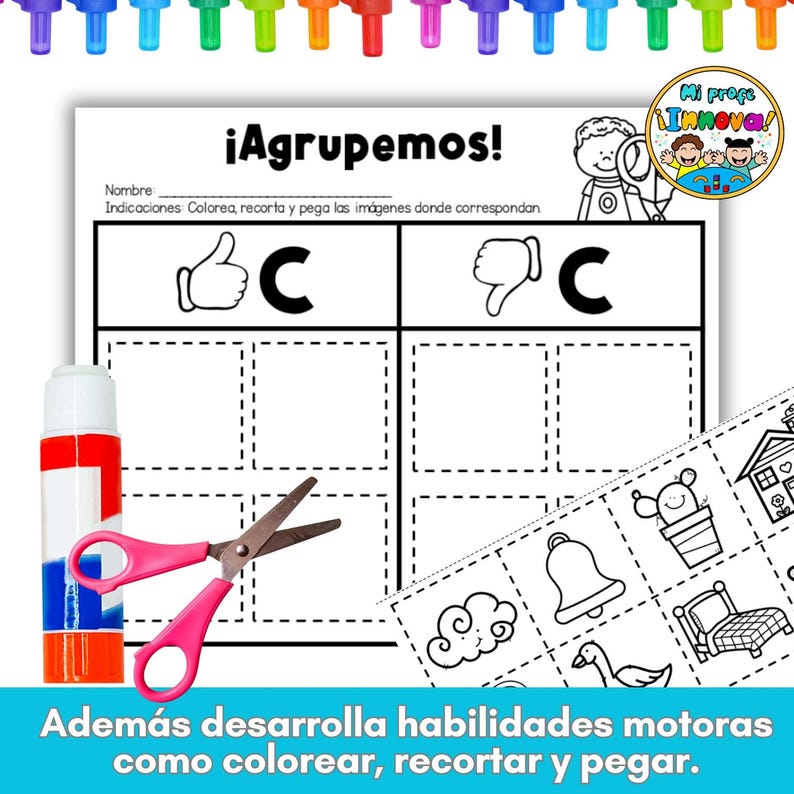 Spanish Alphabet & Beginning Sounds Worksheets for Preschool ...