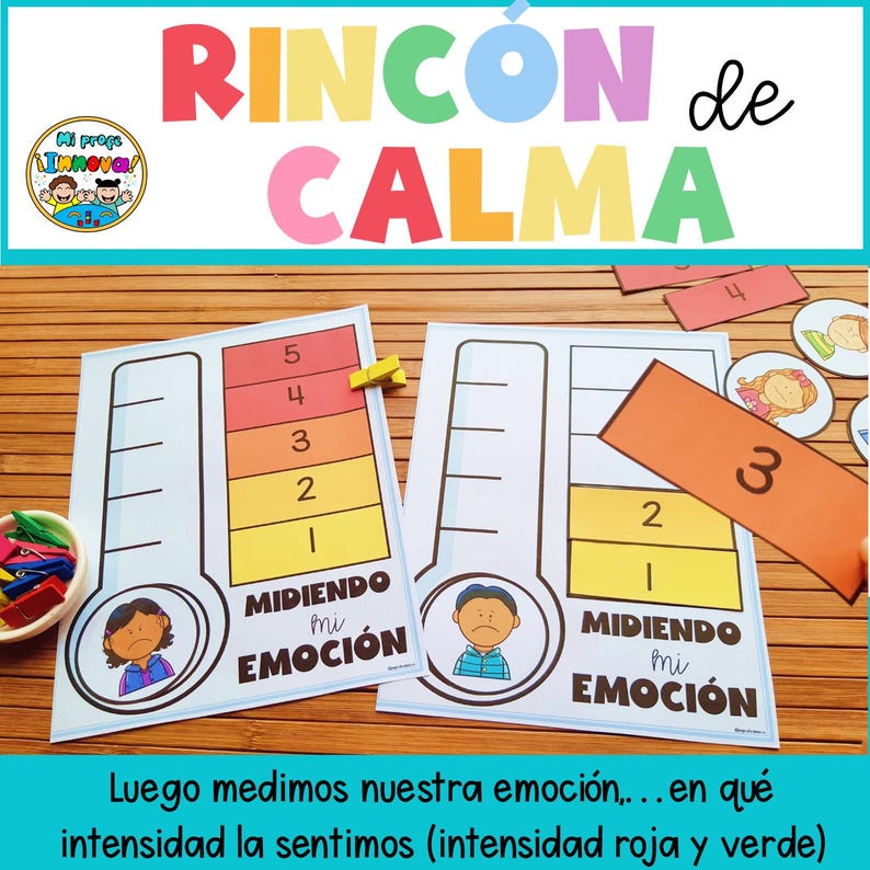 Kit Imprimible Rincon De La Calma - Emociones Y Estrategias - Spanish ...