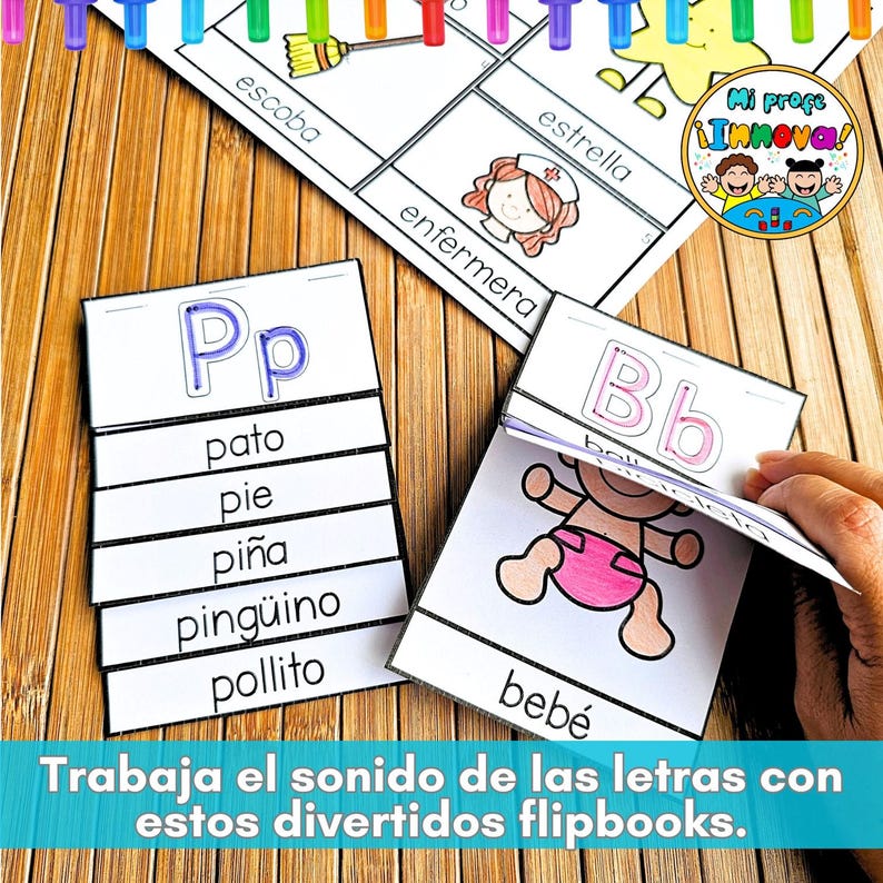 Beginning Sounds in Spanish – Alphabet Flipbooks - Preschool ...