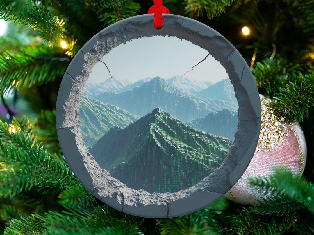 Tech Themed Christmas Ornament Nerdy Geek Holiday Decor Computer ...