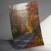 Autumn Road in Forest, Fall Themed Wall Art, Scenic Landscape Poster ...