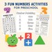 Number Matching & Counting Worksheets | Preschool Numbers 1-20 | Learn ...
