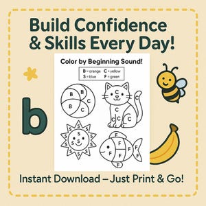 Beginning Sounds Letter B Worksheets – 3 Pages | Preschool Phonics ...