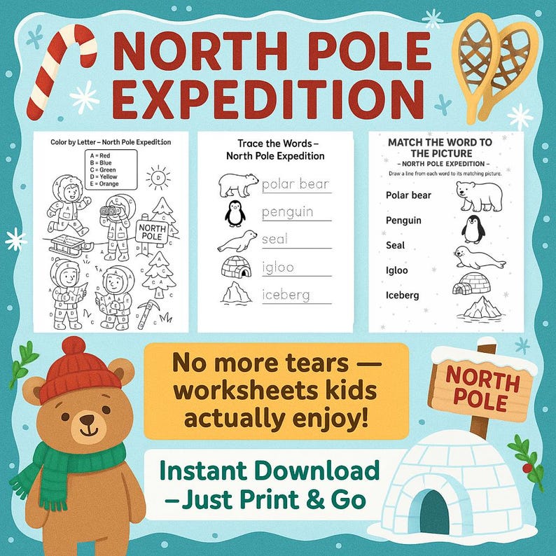 Preschool Worksheets for Early Literacy & Letter Recognition — North ...
