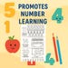 Number Matching & Counting Worksheets | Preschool Numbers 1-20 | Learn ...