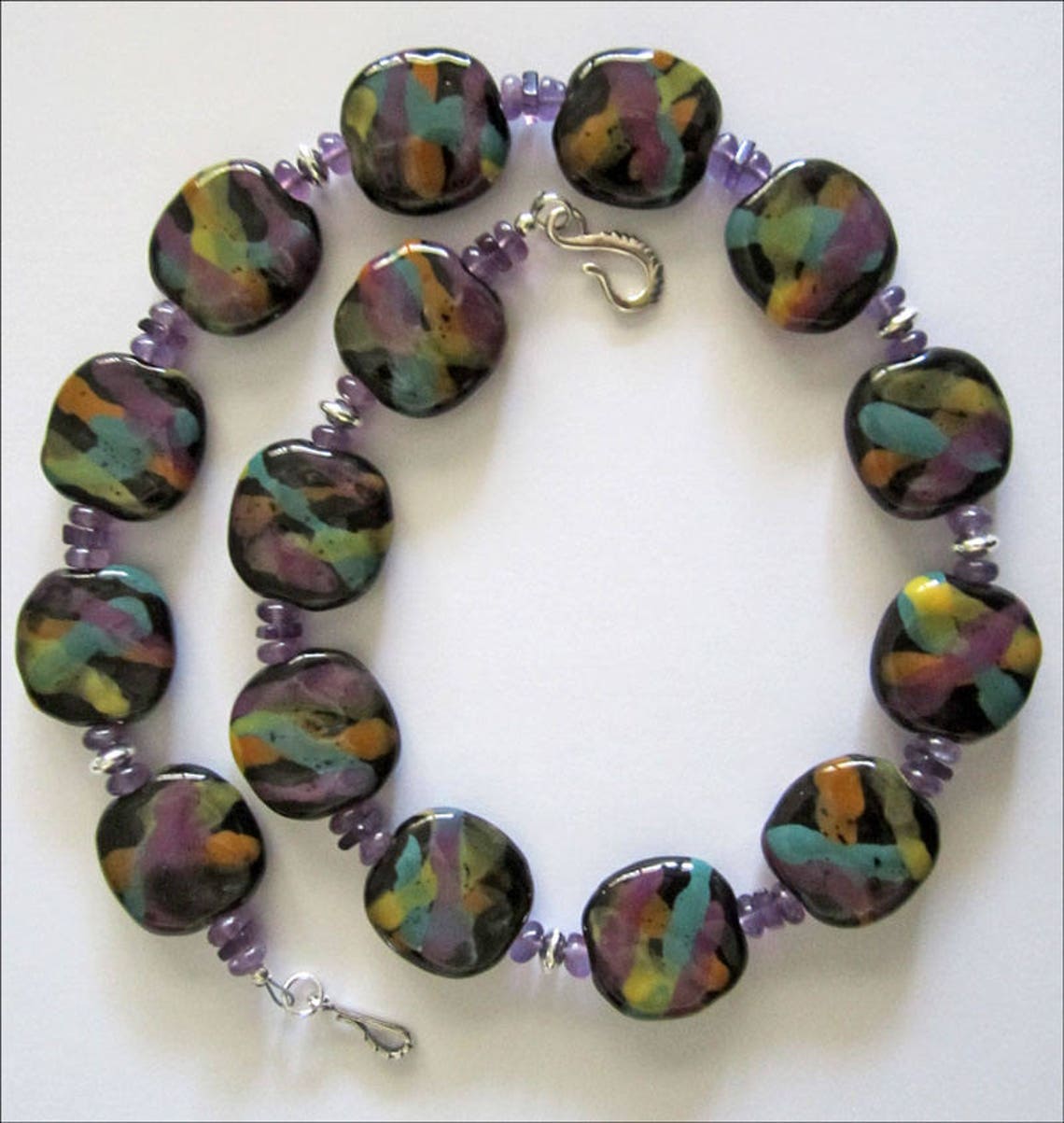 Magnificent Describes This Colorful Kazuri Necklace - Etsy