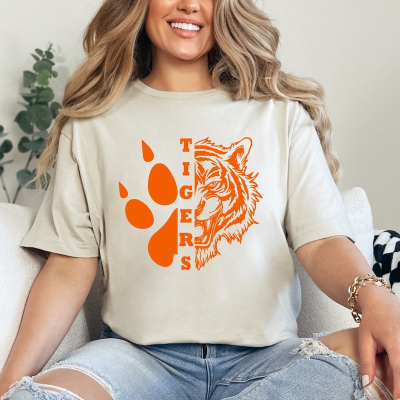Tigers School Shirt - Etsy