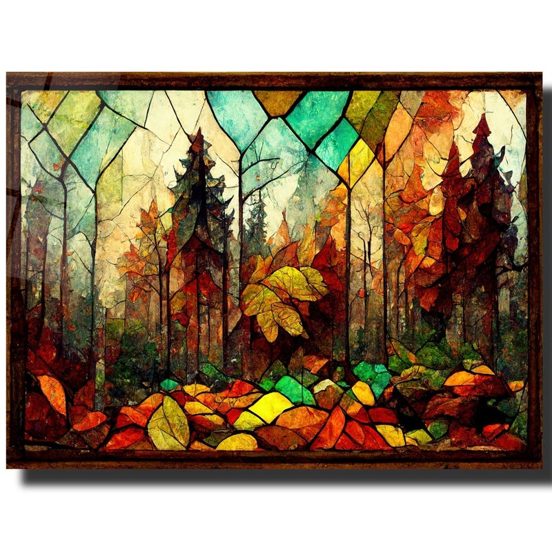 Autumn Abstract Art - Etsy