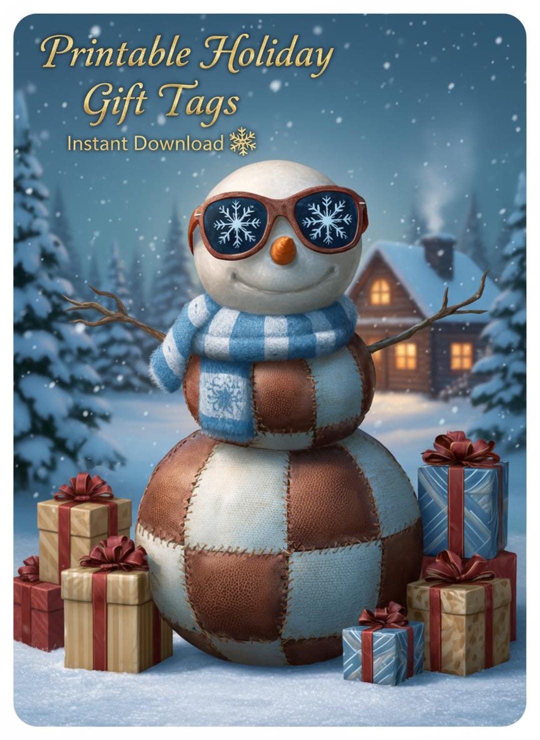 Snowman PNG – Football Snowball Character | Sporty Winter Clipart for ...