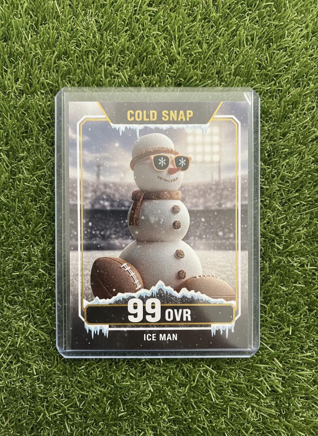 Football Snowman PNG – Cozy Holiday Character With Red Scarf & Hat ...