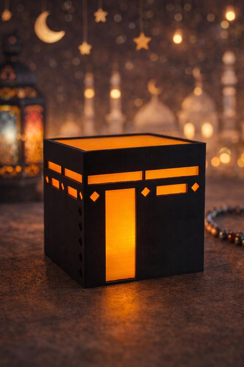 Kaaba Tealight Candle Holder – Ramadan Gift, Islamic Home Decor ...