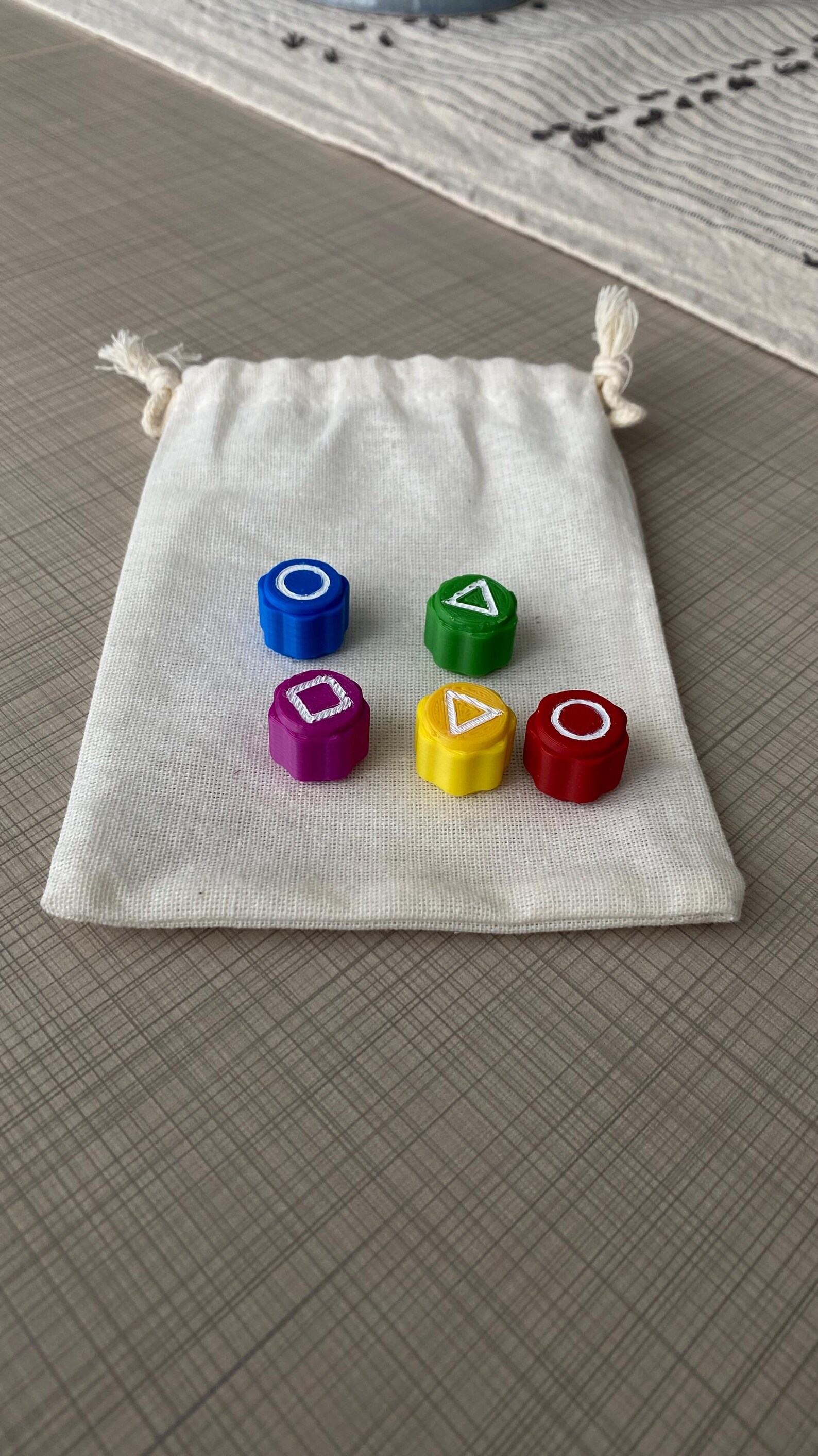 Gonggi Set, Traditional Korean Jacks Mini Game (canvas Pouch) - Fun and ...