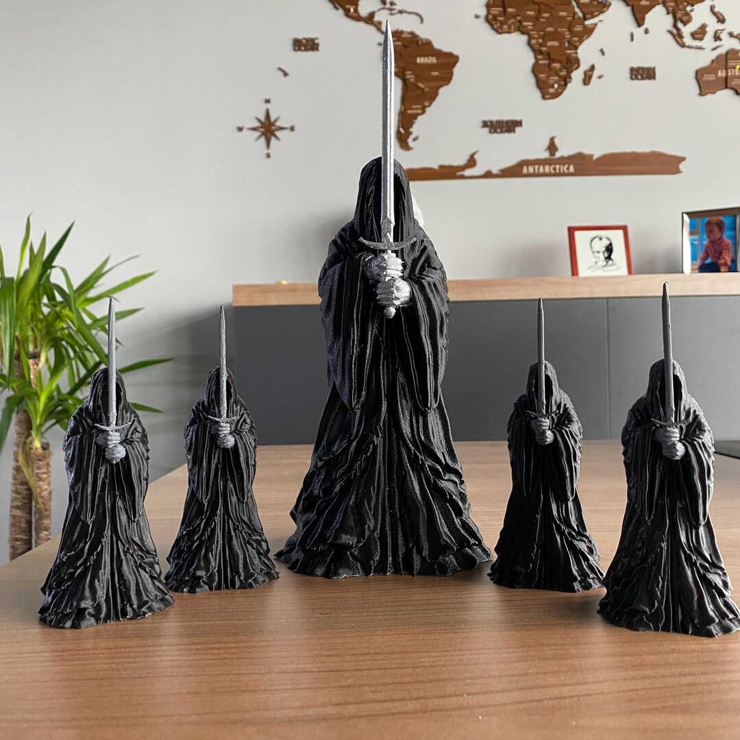Nazgul Statue 30cm, 3D Printed and Hand Painted, Nazgul Figure 12 Inch ...